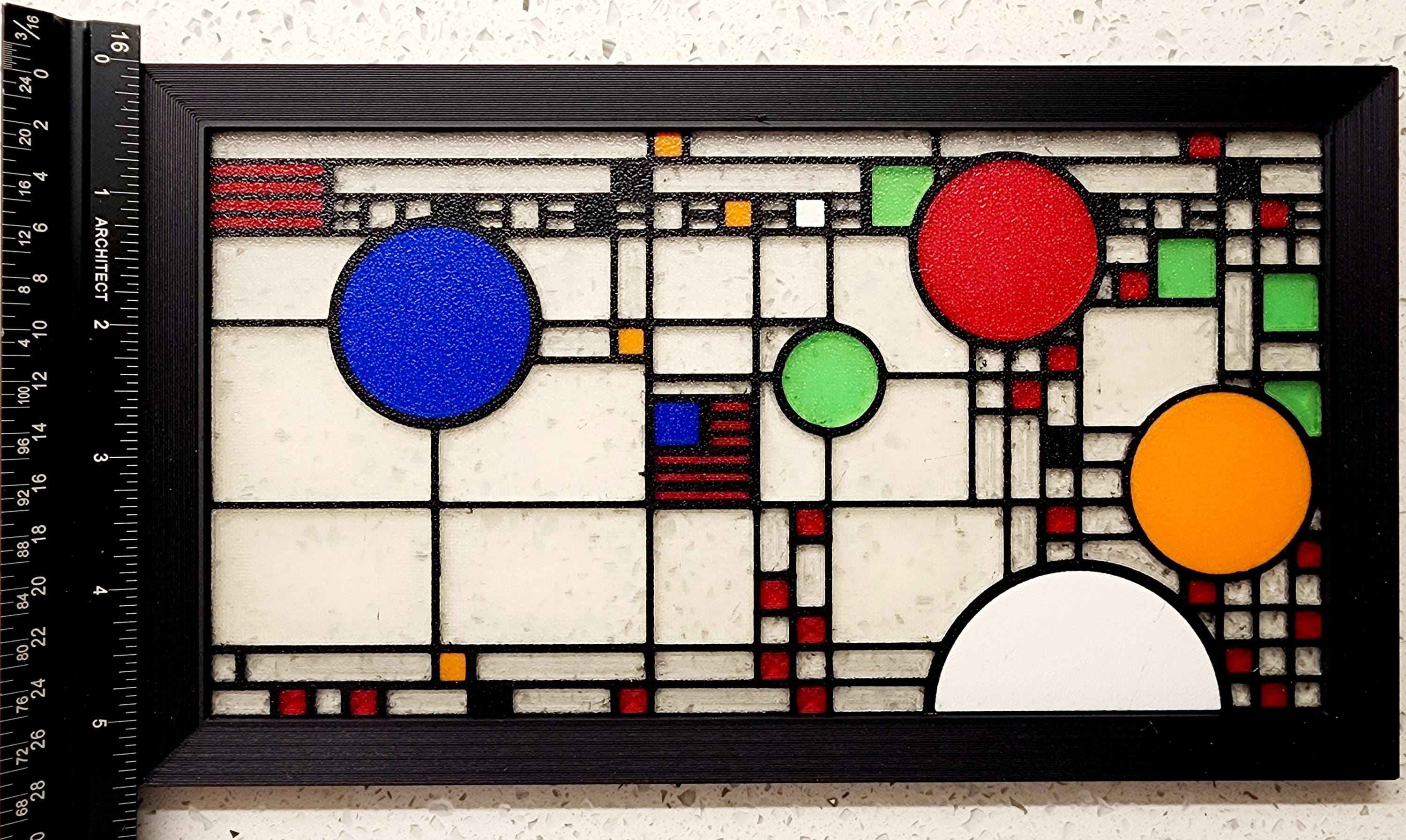 Wright Inspired - Avery Coonley Windows (3D Printed) - Etsy