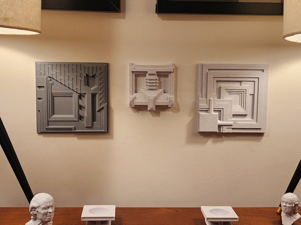 Wright Inspired - Ennis House Tile (blade Runner) (3D Printed) - Etsy