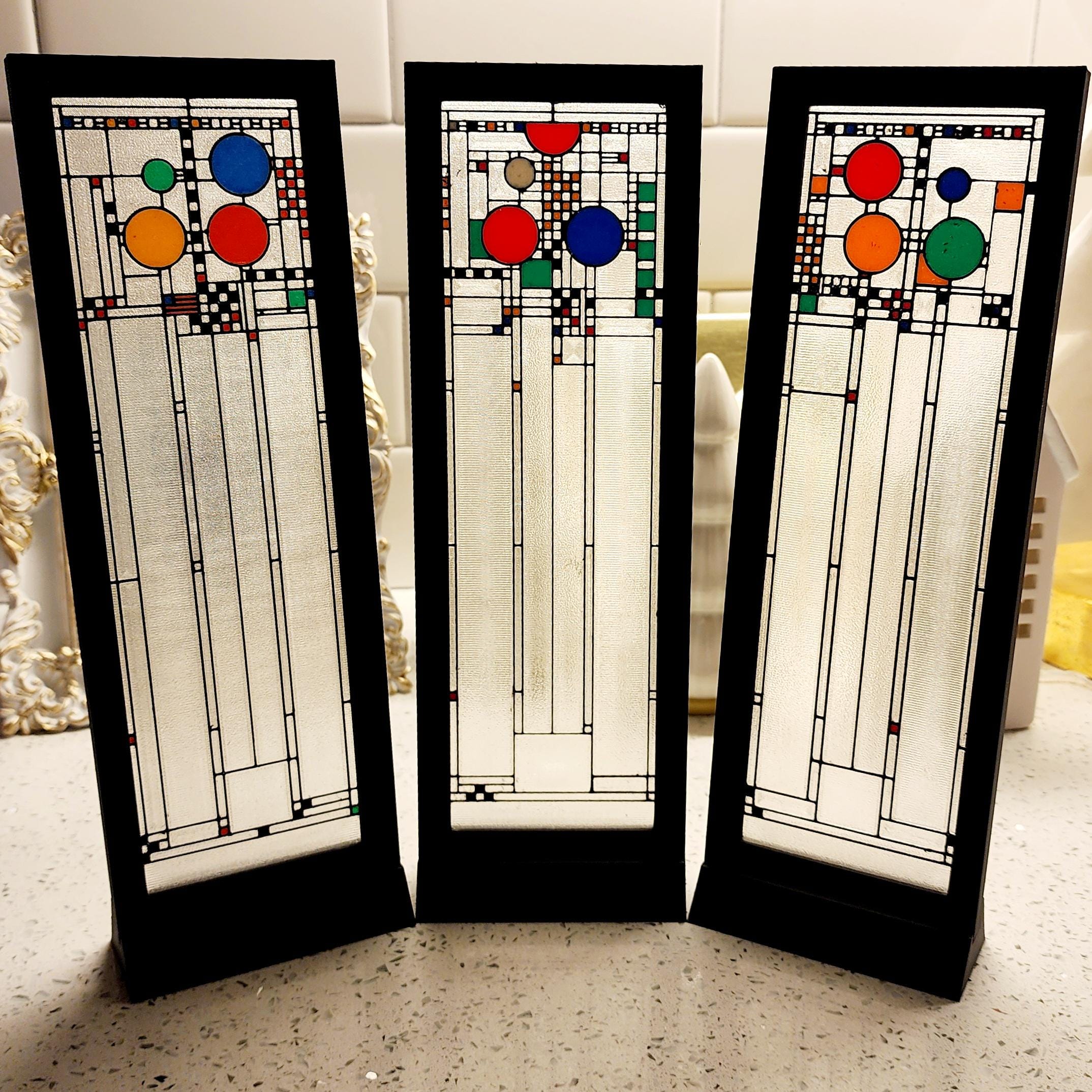 Wright Inspired - Avery Coonley Windows - Set of 3 (3D Printed) - Etsy