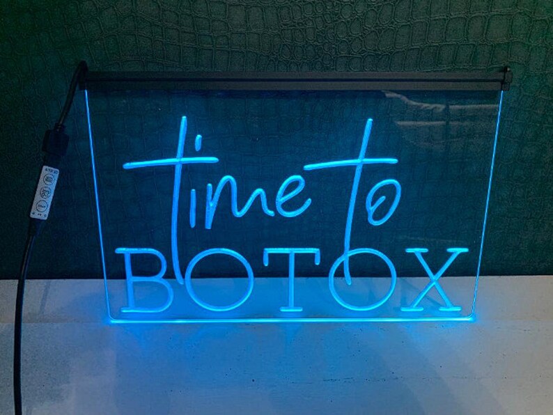 Botox Fillers Led Neon Light Sign Facial Wrinkle Lip Chin Skin Beauty ...