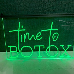 Botox Fillers Led Neon Light Sign Facial Wrinkle Lip Chin Skin Beauty ...