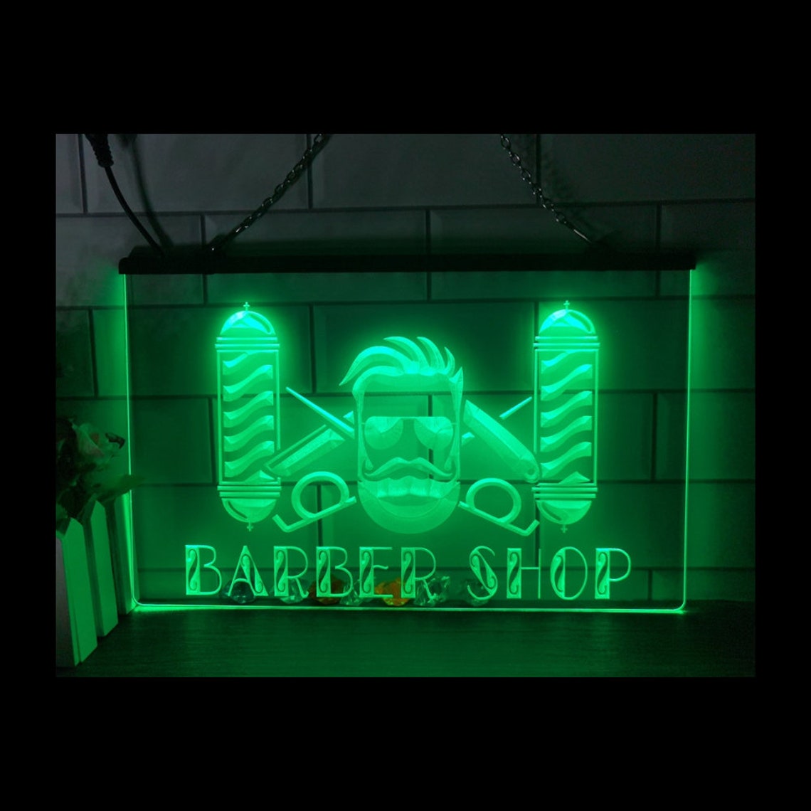 OPEN Barber Shop Hair Cut Salon Neon Light Sign Wall Décor Led Neon ...