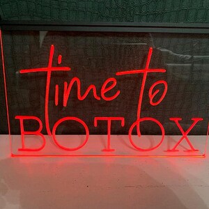Botox Fillers Led Neon Light Sign Facial Wrinkle Lip Chin Skin Beauty ...