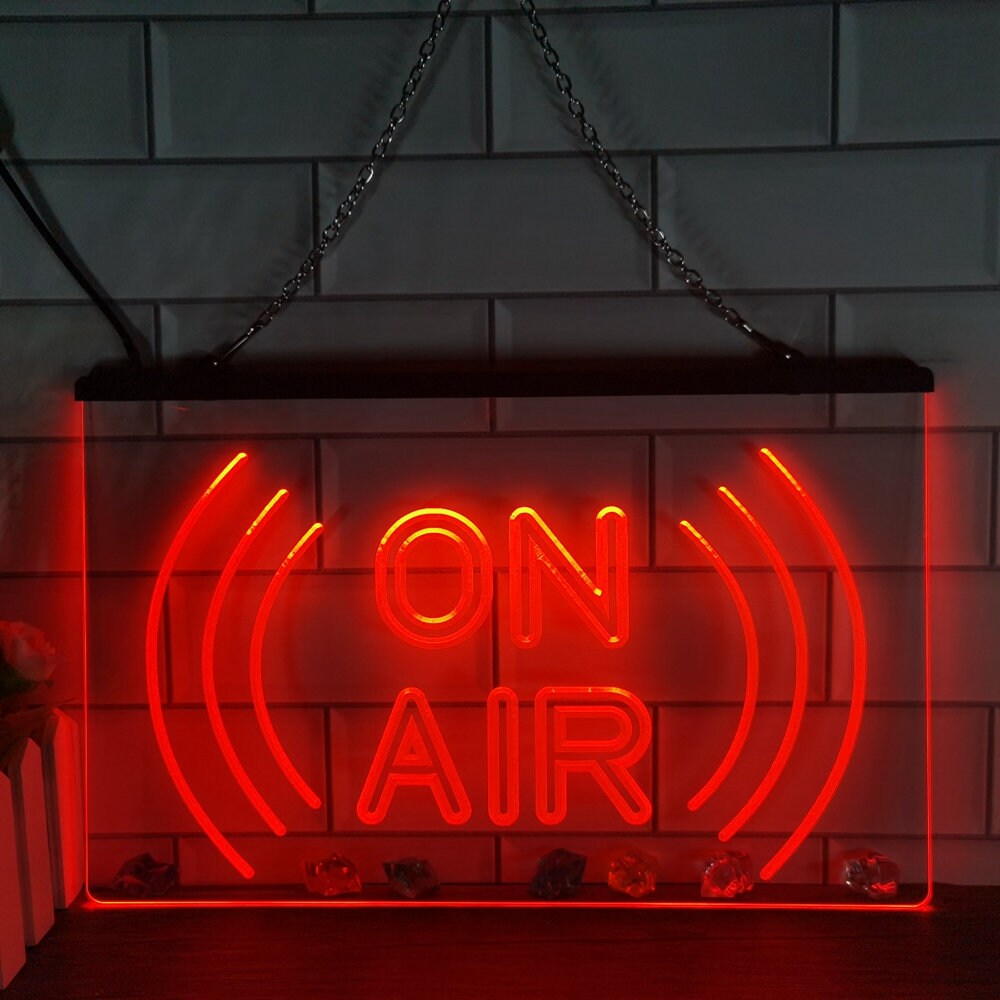 On Air Live Recording Studio Video Room Led Neon Sign - Etsy