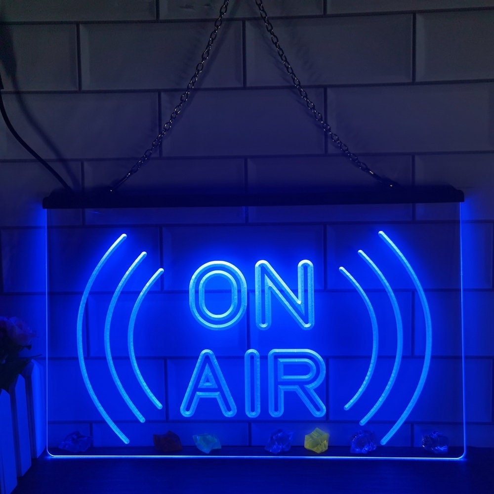 On Air Live Recording Studio Video Room Led Neon Sign - Etsy