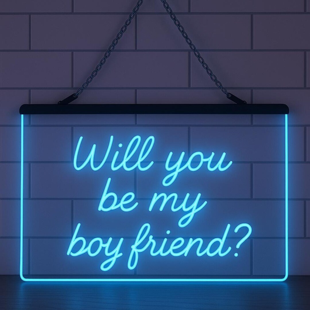 Will You Be My Boyfriend Led Neon Light Sign - Etsy