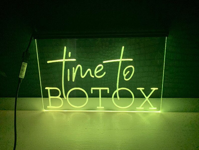 Botox Fillers Led Neon Light Sign Facial Wrinkle Lip Chin Skin Beauty ...