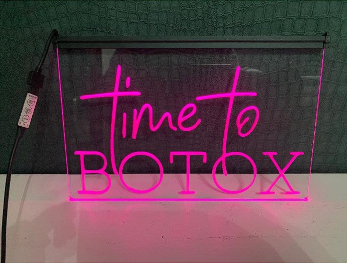 Botox Fillers Led Neon Light Sign Facial Wrinkle Lip Chin Skin Beauty ...