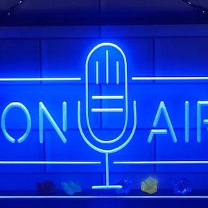 On Air Live Recording Studio Video Room Led Neon Sign - Etsy