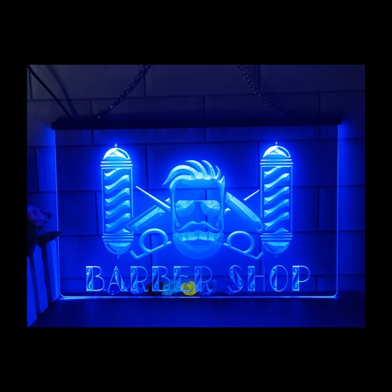 OPEN Barber Shop Hair Cut Salon Neon Light Sign Wall Décor Led Neon ...