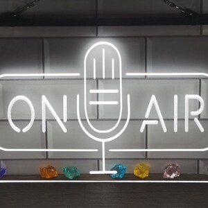 On Air Live Recording Studio Video Room Led Neon Sign - Etsy