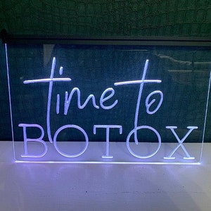Botox Fillers Led Neon Light Sign Facial Wrinkle Lip Chin Skin Beauty ...