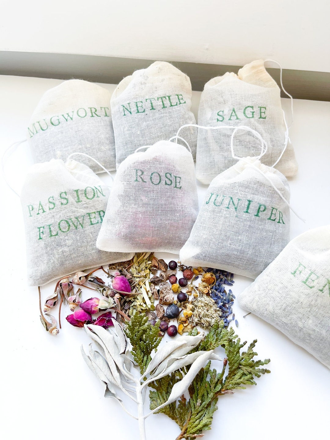 HERB BAGS | Spiritual Herbal Apothecary Bags | Witchcraft Plants, Trees ...