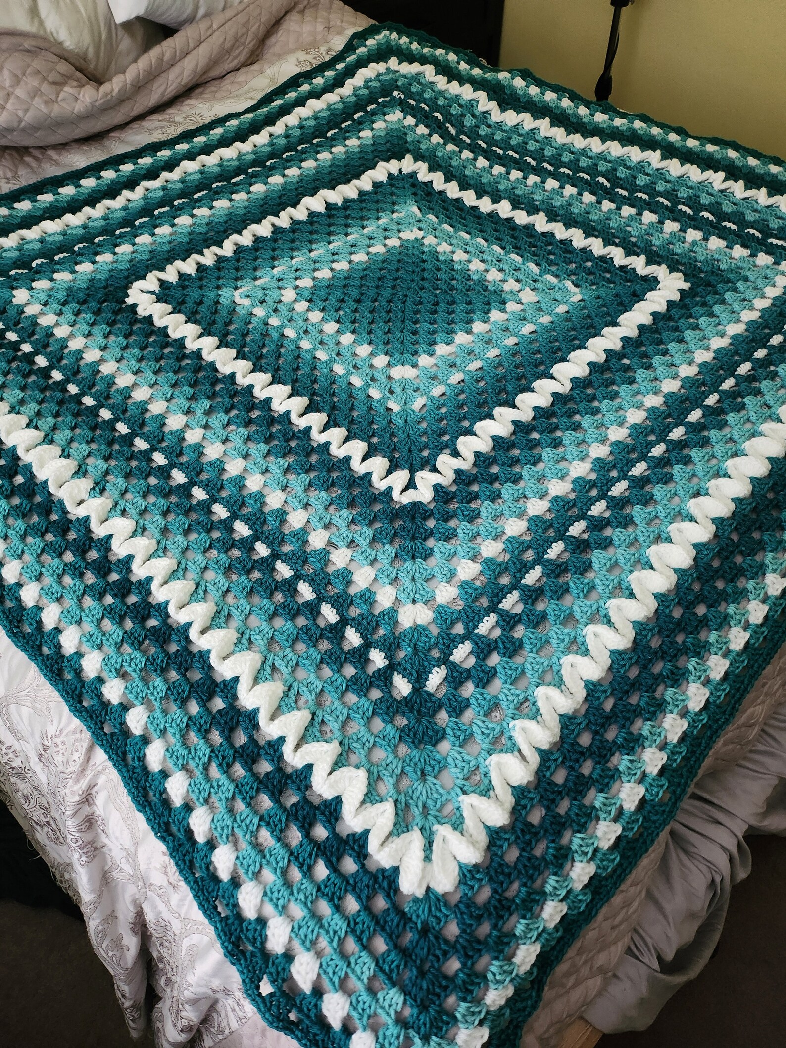 Deep Teal Throw - Etsy