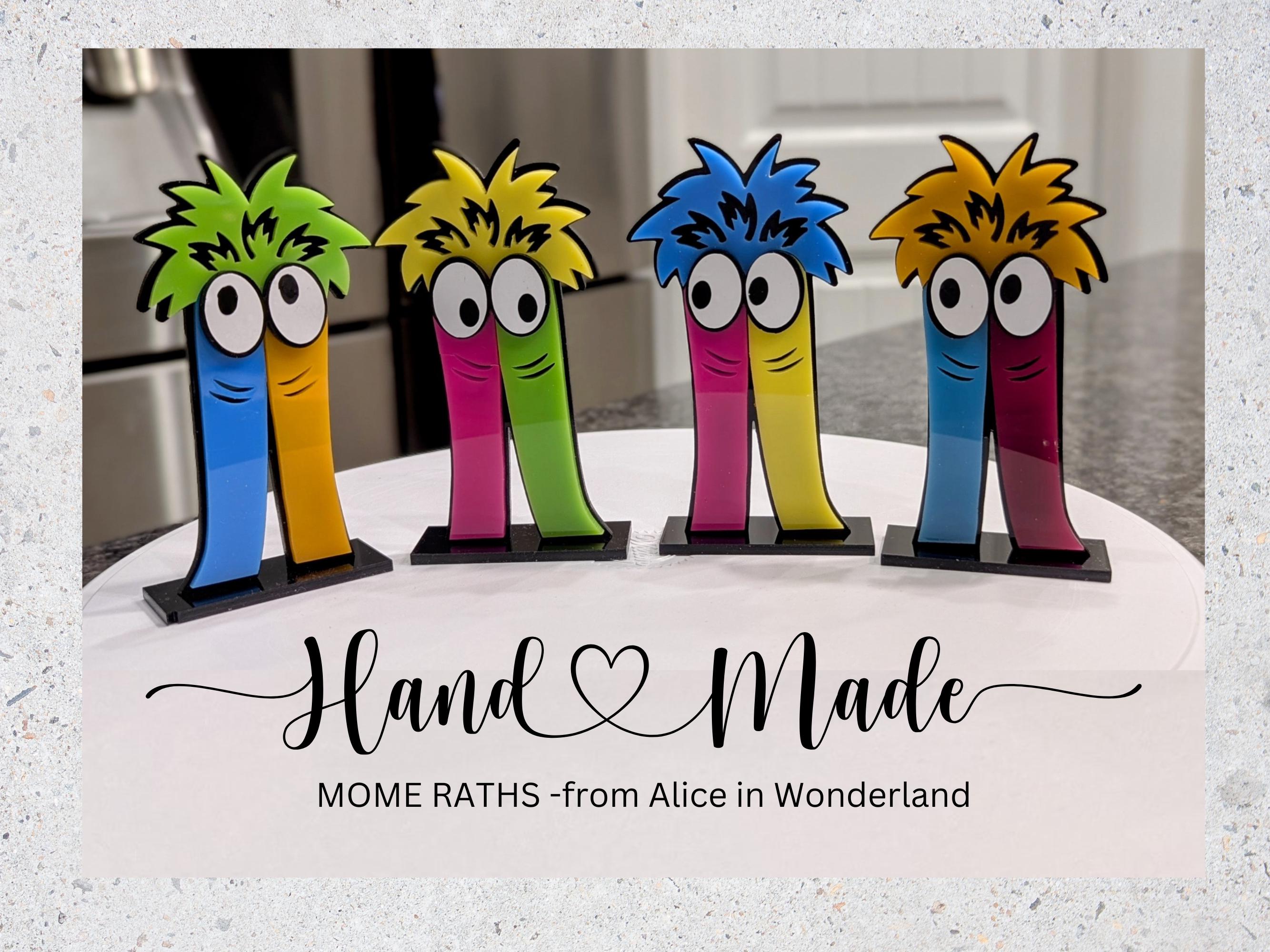Handmade Mome Raths Figurine: Alice in Wonderland Party Decor and ...