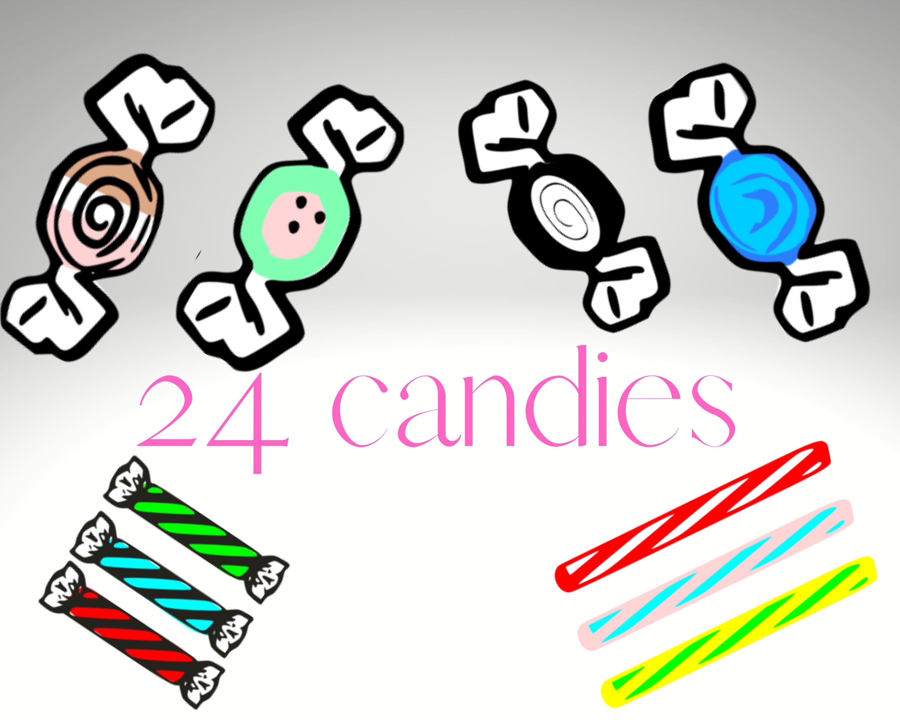 Salt Water Taffy, SVG Layered Candy for Birthday Cards and More - Etsy