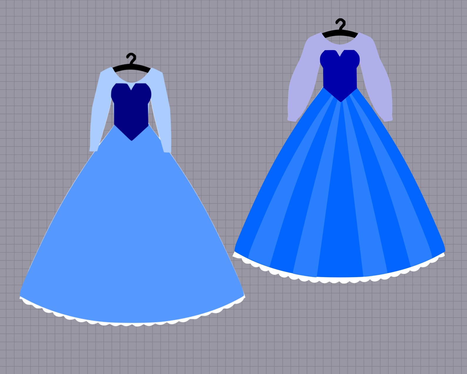 Princess Ariel Dress SVG: Peasant Dress, Party Decorations (digital ...