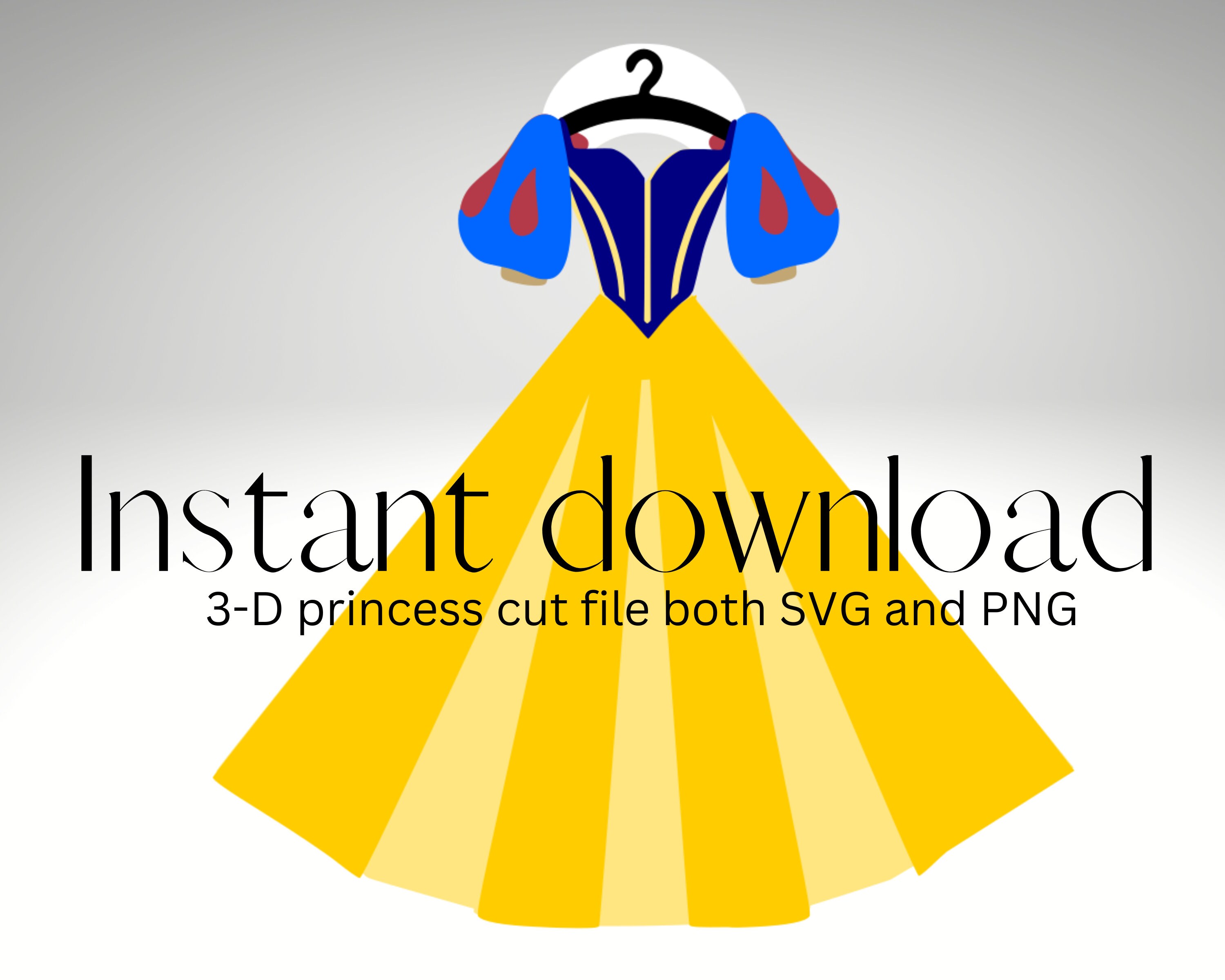 Princess Dress SVG Fancy Party Dress Birthday Cupcake - Etsy