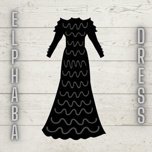 Elphaba Paper Doll: Wicked Witch Dress-up, Wizard of Oz Activity (SVG ...