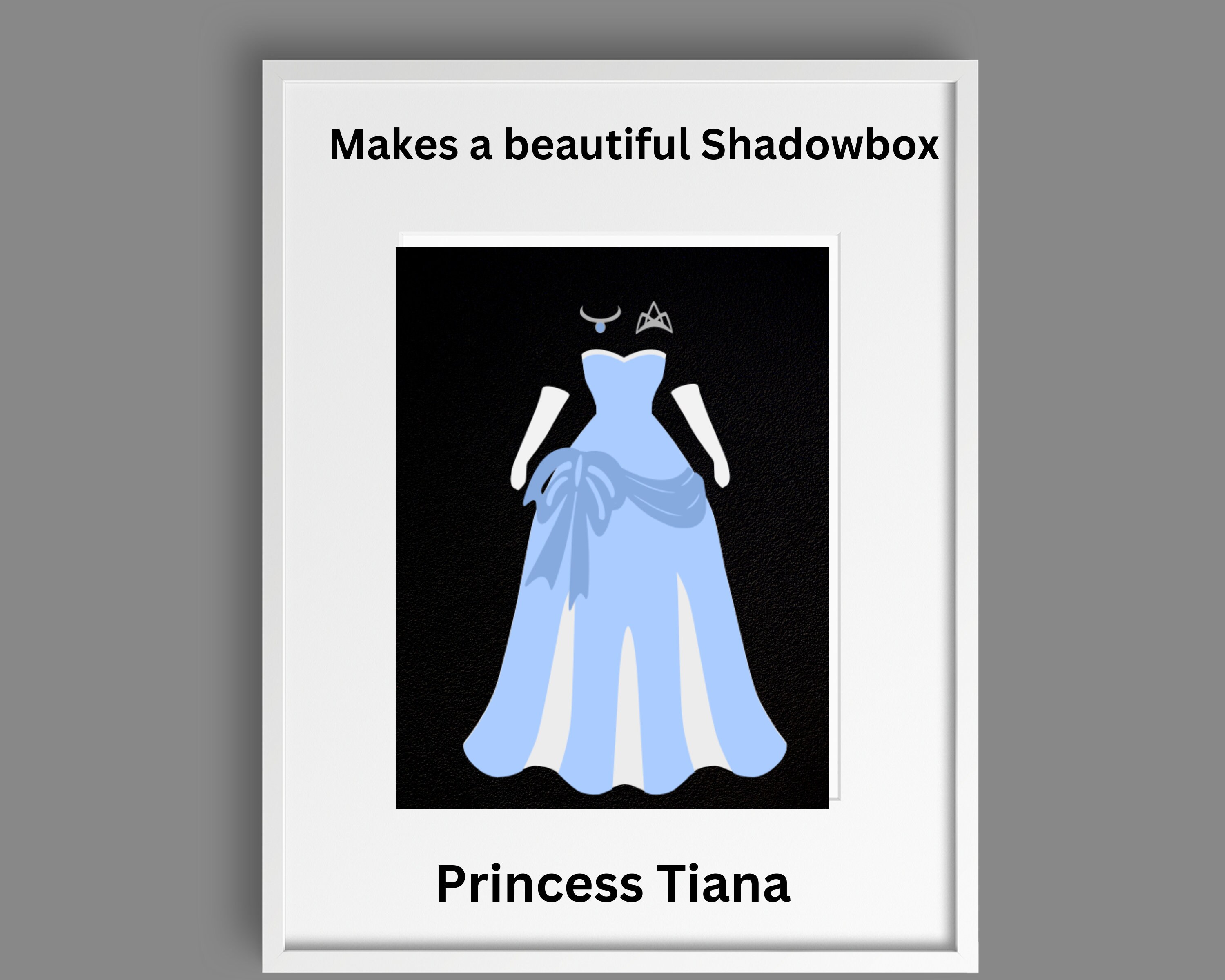 Princess Tiana Dress SVG: 3D Papercraft, Birthday Party Decor (digital ...