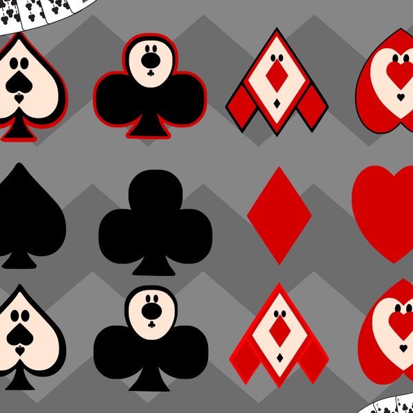 Alice in Wonderland Faces Svg - Etsy