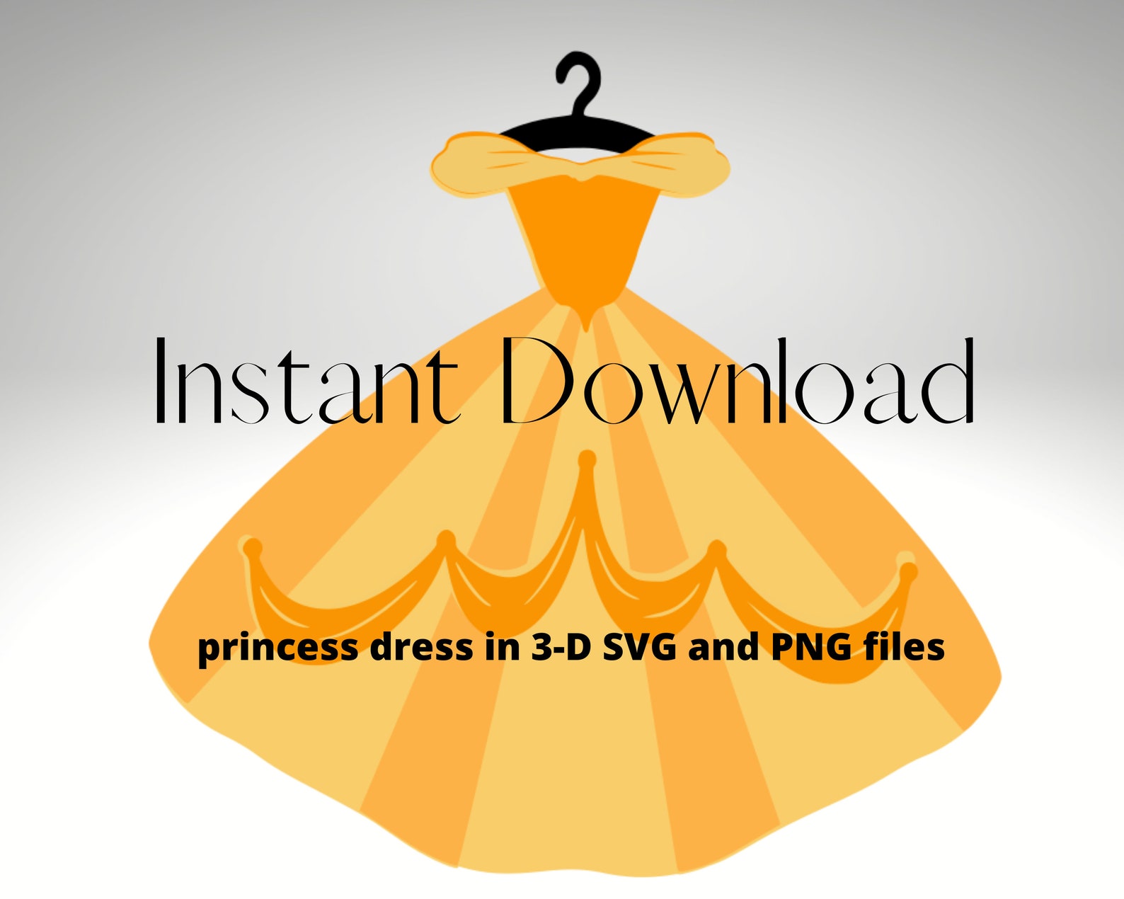 Princess Dress SVG Fancy Dress Belle SVG Princess Stickers - Etsy