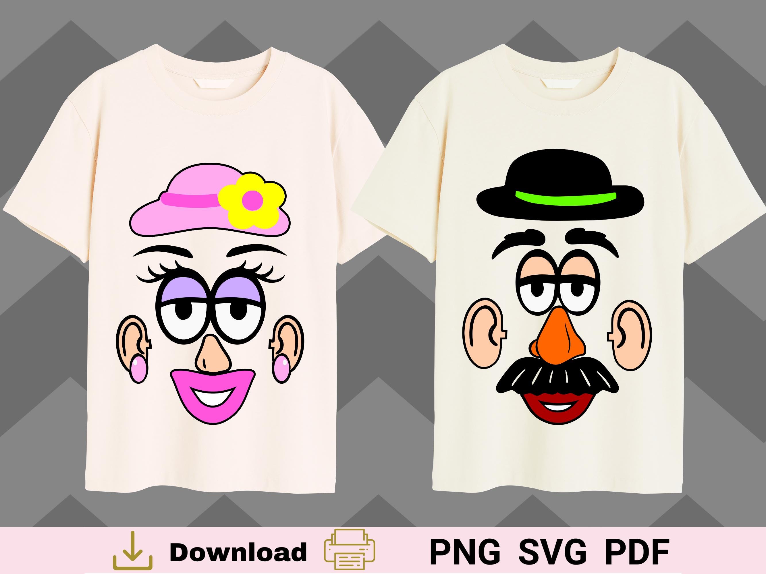 Mr. and Mrs. Potato Head SVG: Toy Movie Inspired Designs (digital Files ...