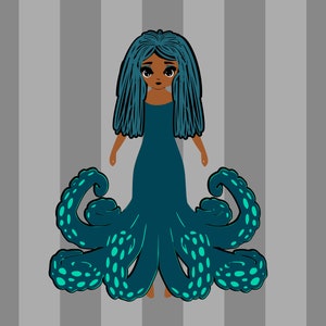 Uma SVG, Ursulas Daughter, Uma Layered SVG, Files for Cricut, Cut Files ...