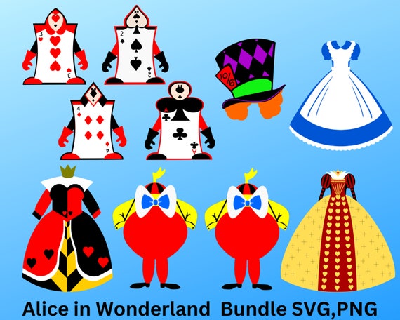 Alice In Wonderland Cartoon Cards