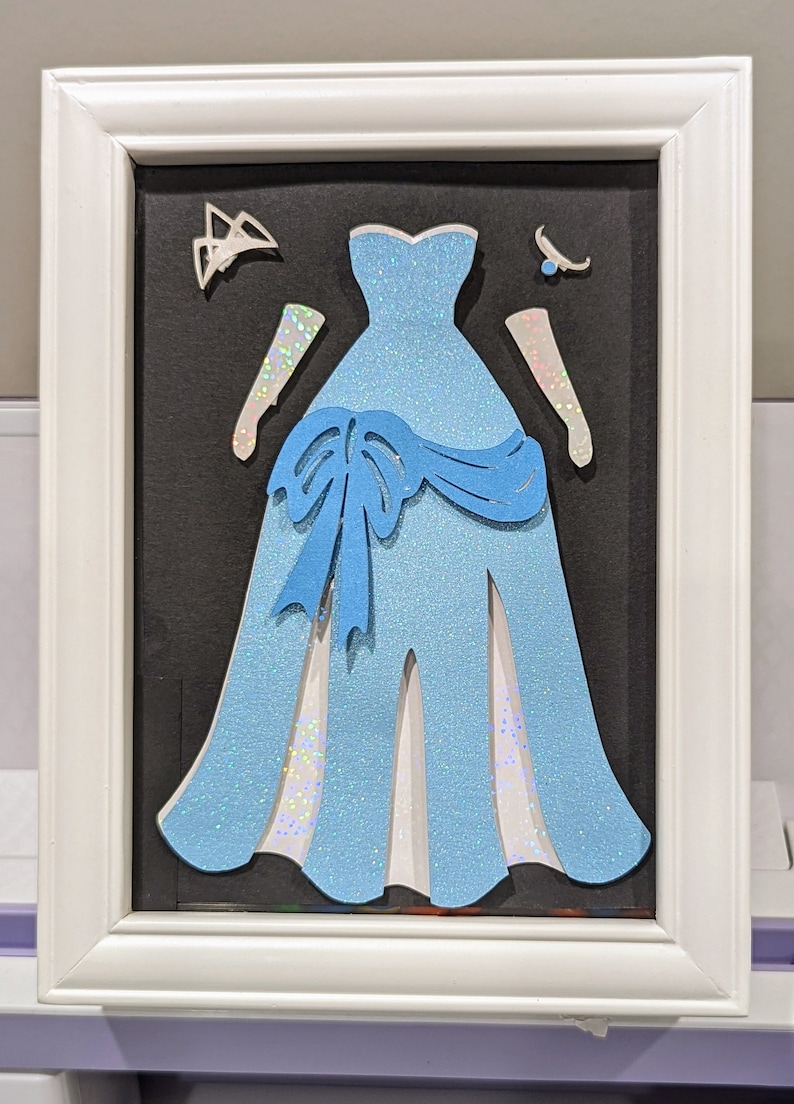 Princess Tiana Dress SVG: 3D Papercraft, Birthday Party Decor (digital ...