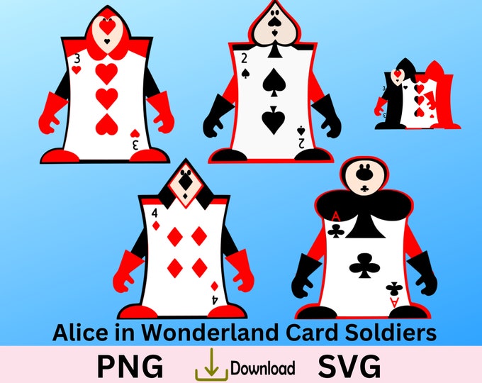 Queen of Heart Soldiers, Wonderland Soldiers, Alice in Wonderland ...