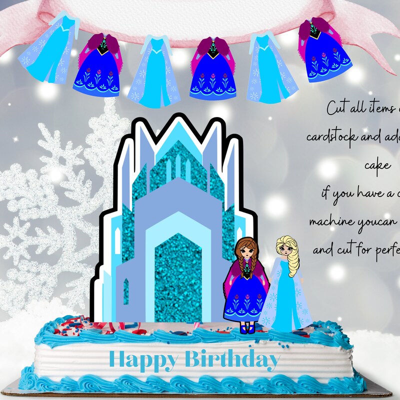 Castle Cake Topper - Etsy