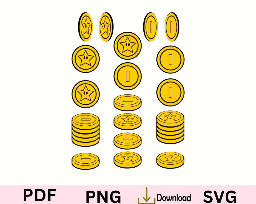 Game Coins Front and Back Sides. School Coins. - Etsy