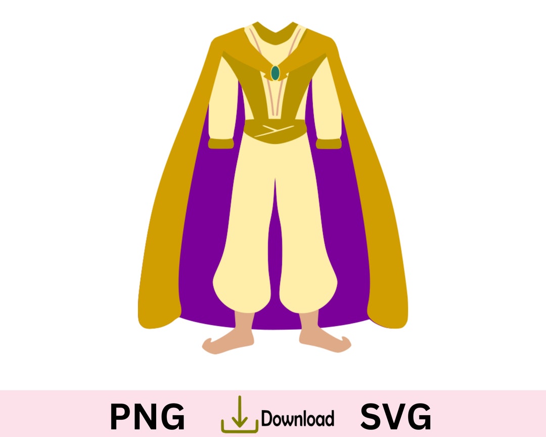 Aladdin the Prince. Aladdin Clothes Pattern. SVG,PNG. Prince Ali Cake ...
