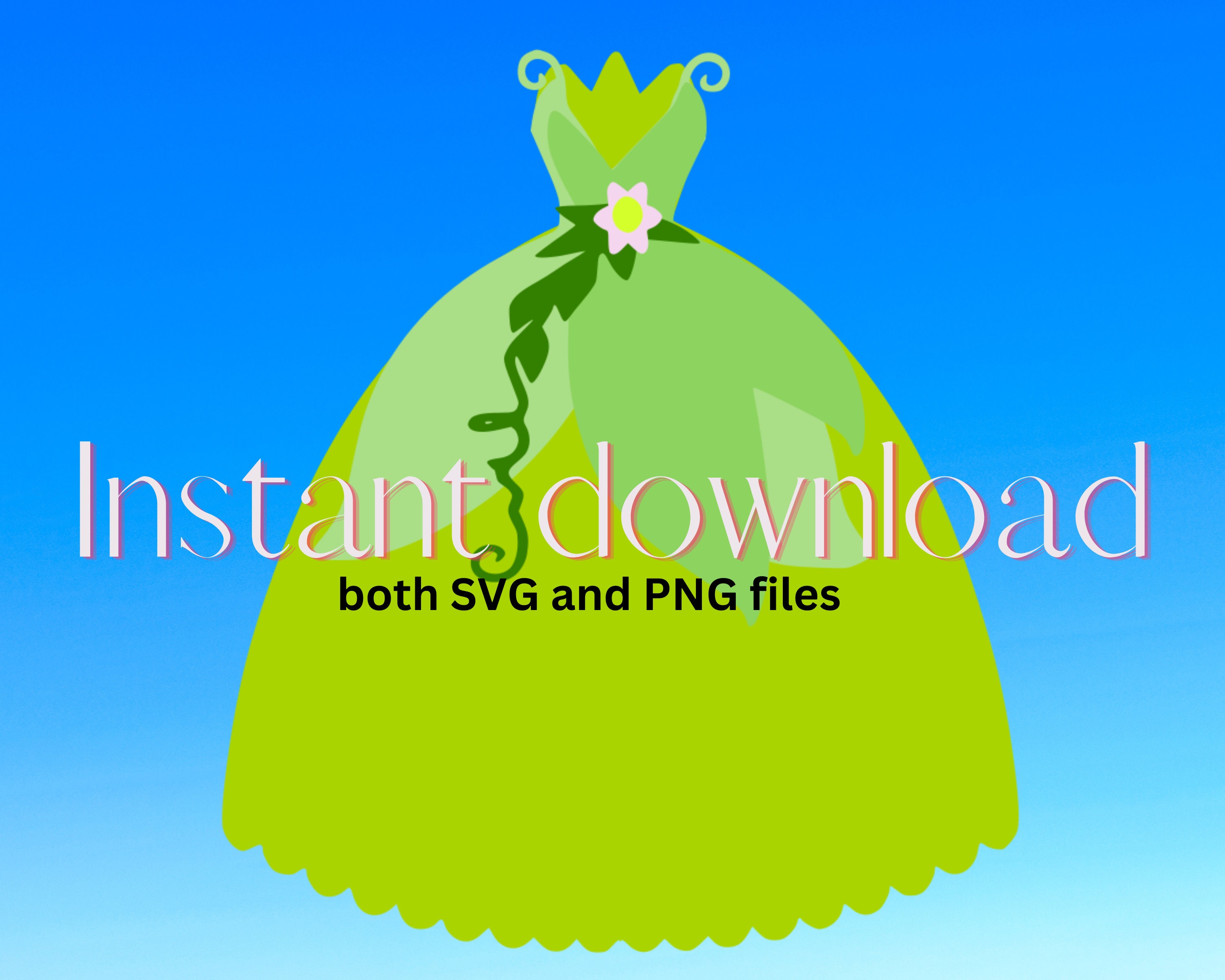 Princess SVG, Princess Tiana SVG, Little Girl Princess Party, Princess ...