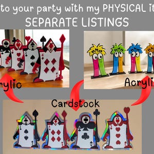 Alice in Wonderland Card Soldier Yard Signs: SVG, PNG, PDF - Etsy