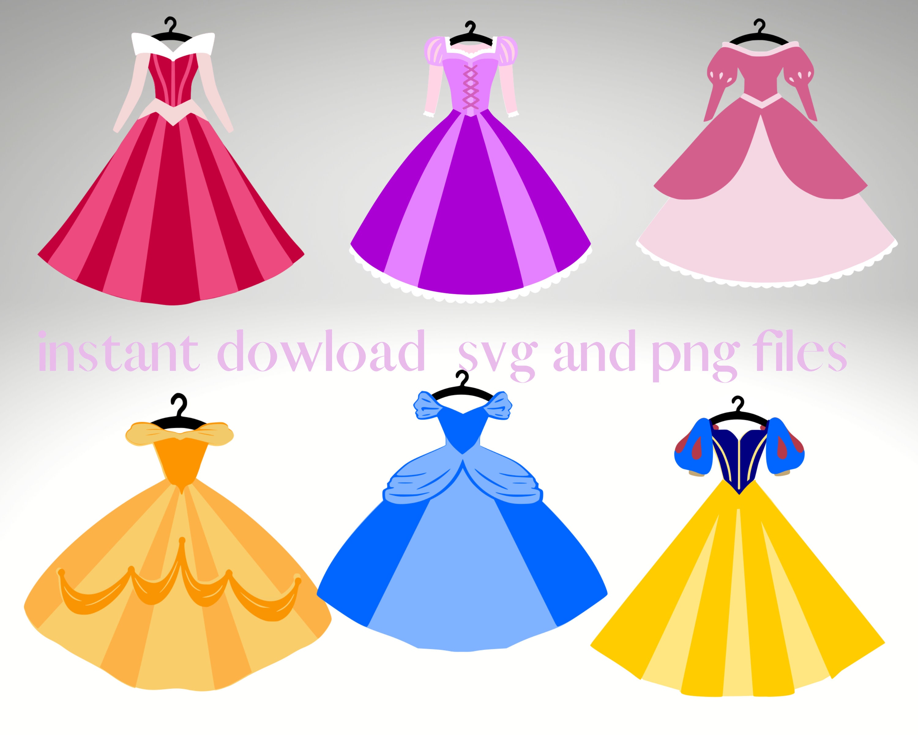 Princess Dress Clip Art