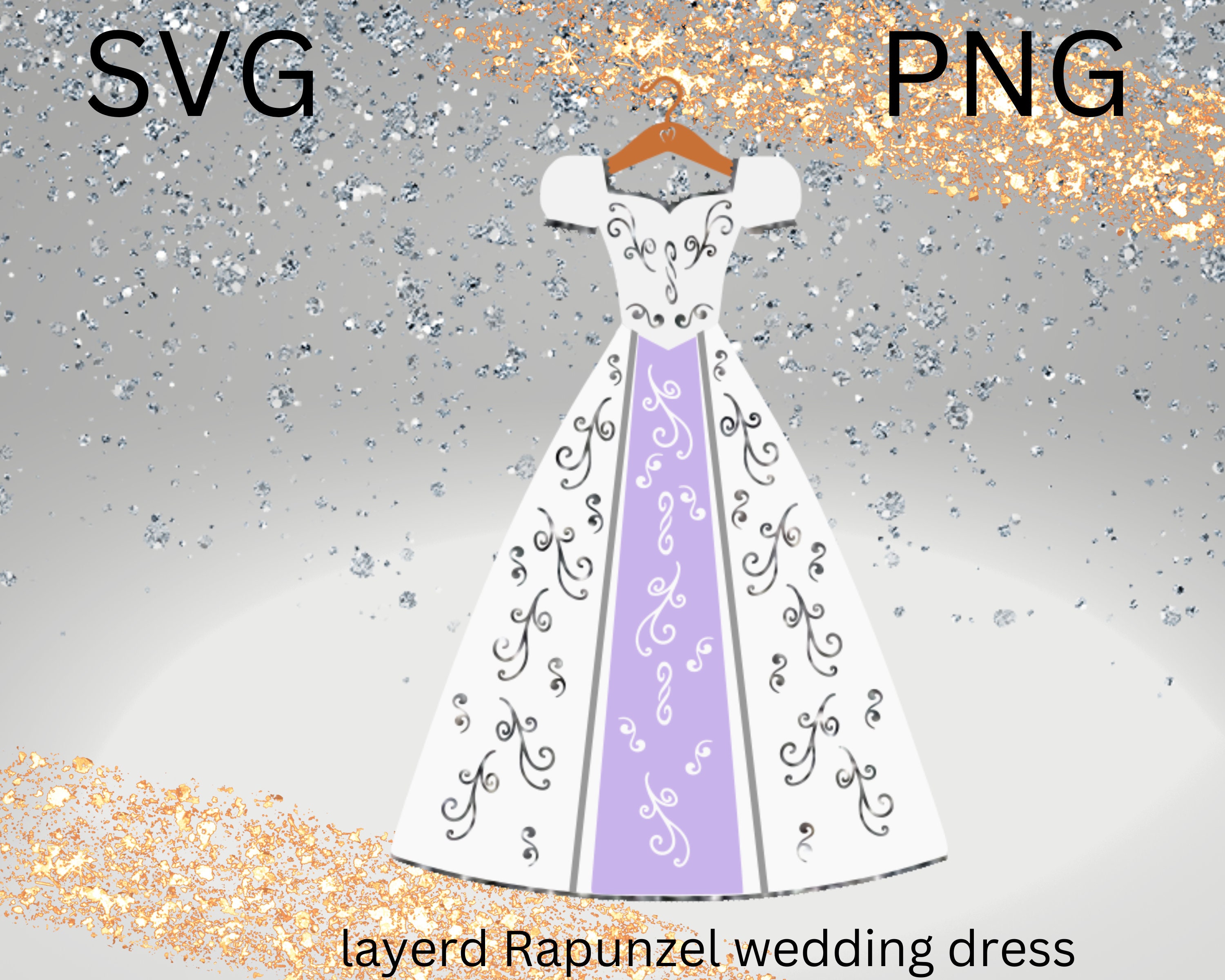 Tangled Ever After Rapunzel Wedding Dress