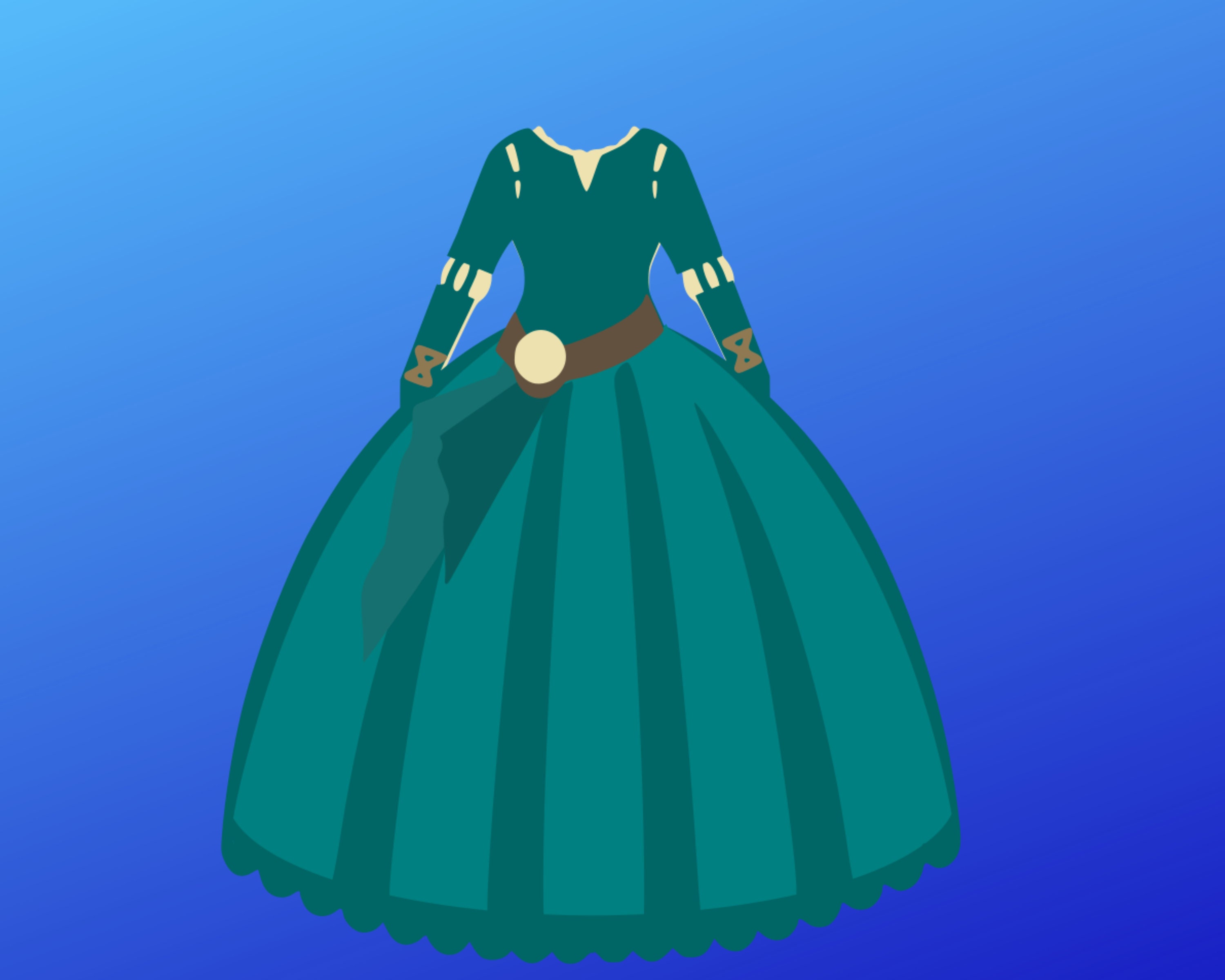 Princess Dress SVG Fancy Party Dress Birthday Merida Cupcake - Etsy Princess Dress SVG Fancy Party Dress Birthday Merida Cupcake - Etsy