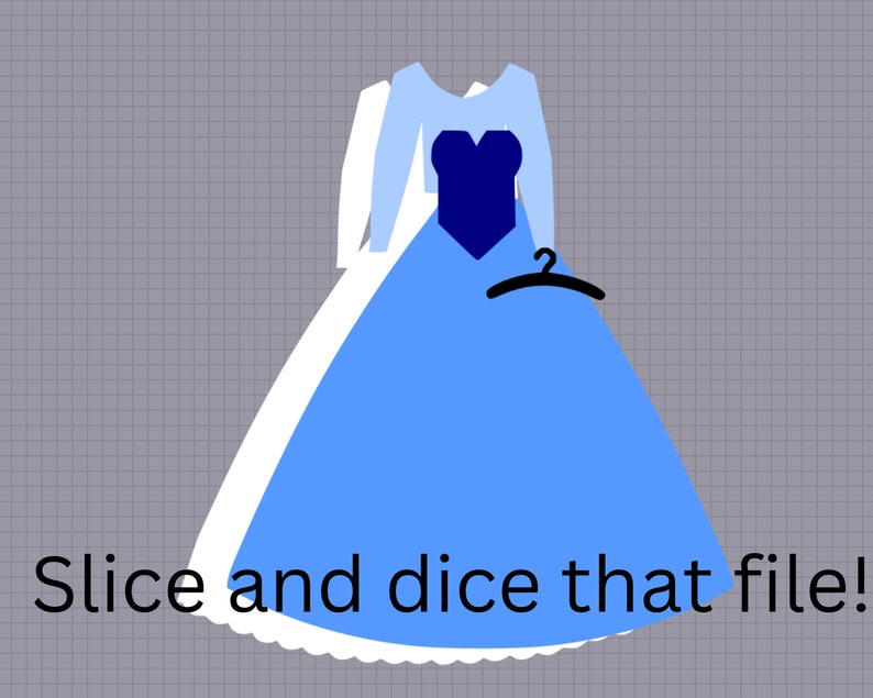 Princess Ariel Dress SVG: Peasant Dress, Party Decorations (digital ...