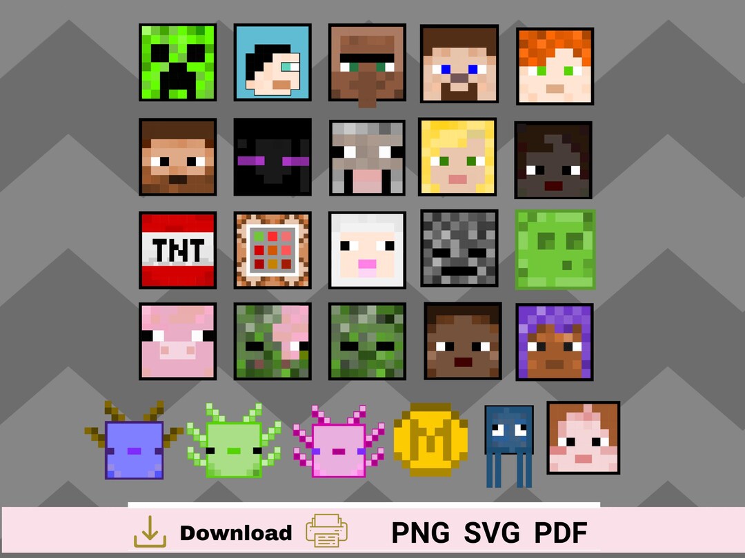 Patrones de Minecraft para tu mundo pixelado. 26 diseños de bloques ...