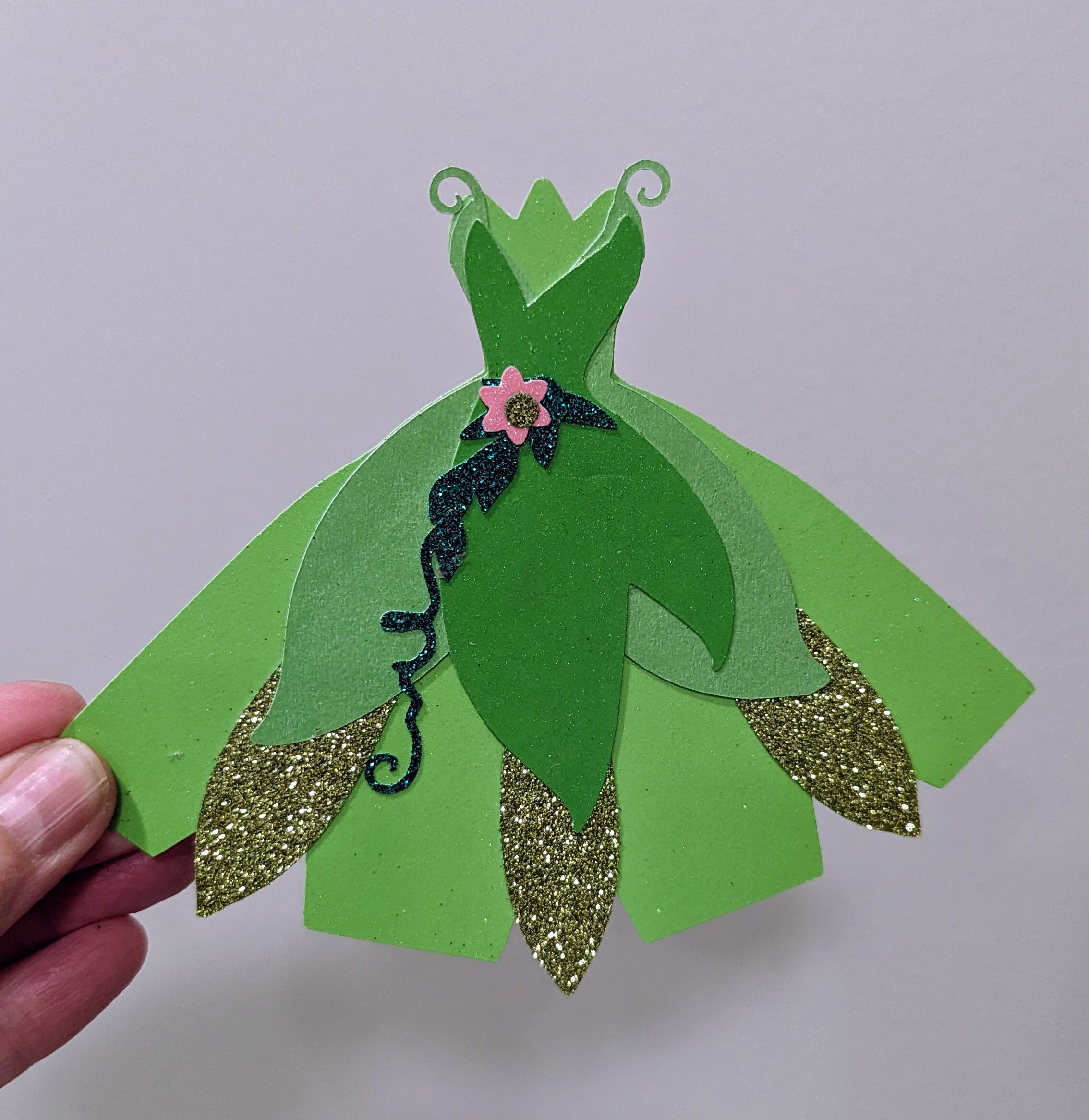 Princess Tiana Dress SVG: 3D Papercraft File (digital Download) - Etsy UK