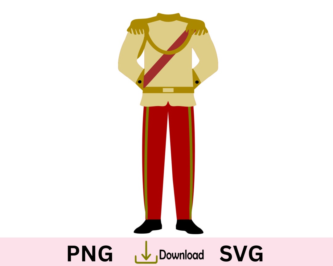 Prince Charming Costume SVG: Cinderella Party Decoration (digital ...