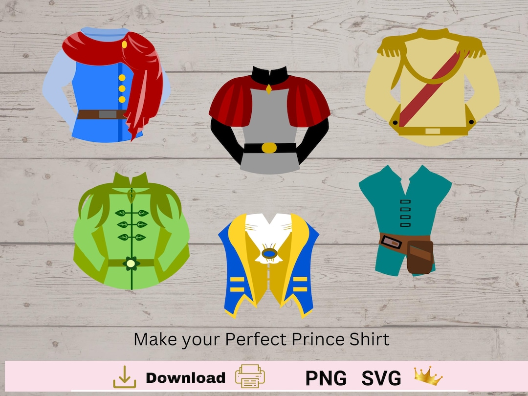 Magical Prince T-shirt Costumes: Fairytale Prince Designs (digital ...