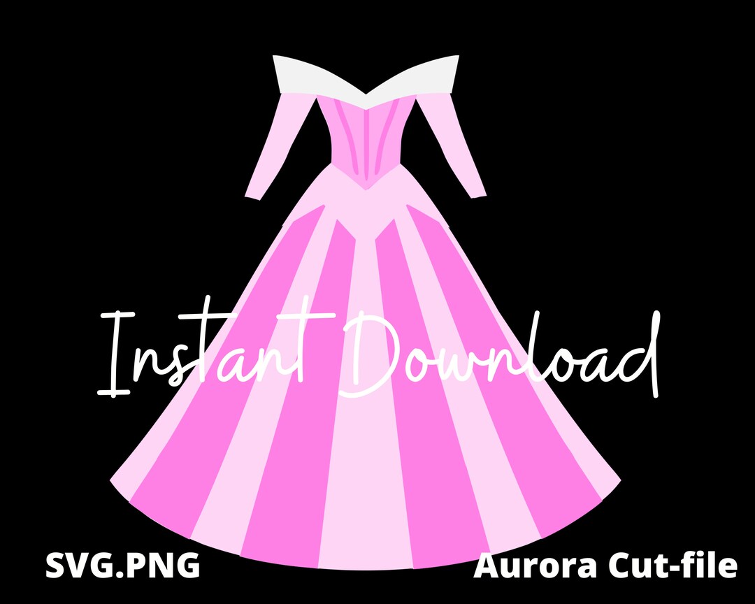 Aurora Princess Dress SVG: 3D Papercraft Cut File (digital Download) - Etsy