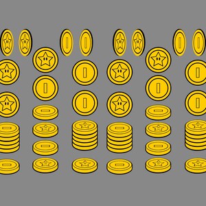 Game Coins Front and Back Sides. School Coins. - Etsy