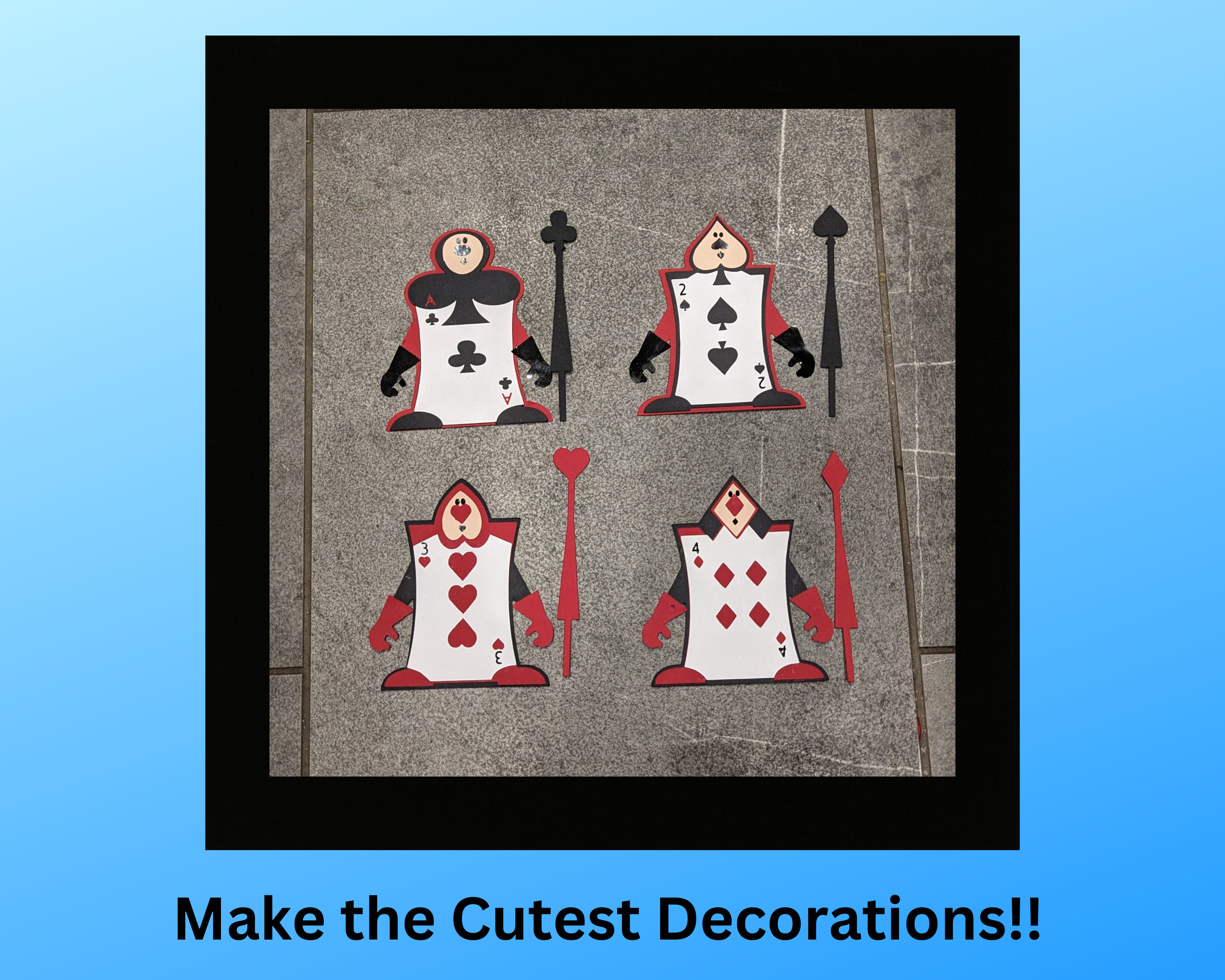 Alice In Wonderland Kaart Soldaten Kostuum Diy