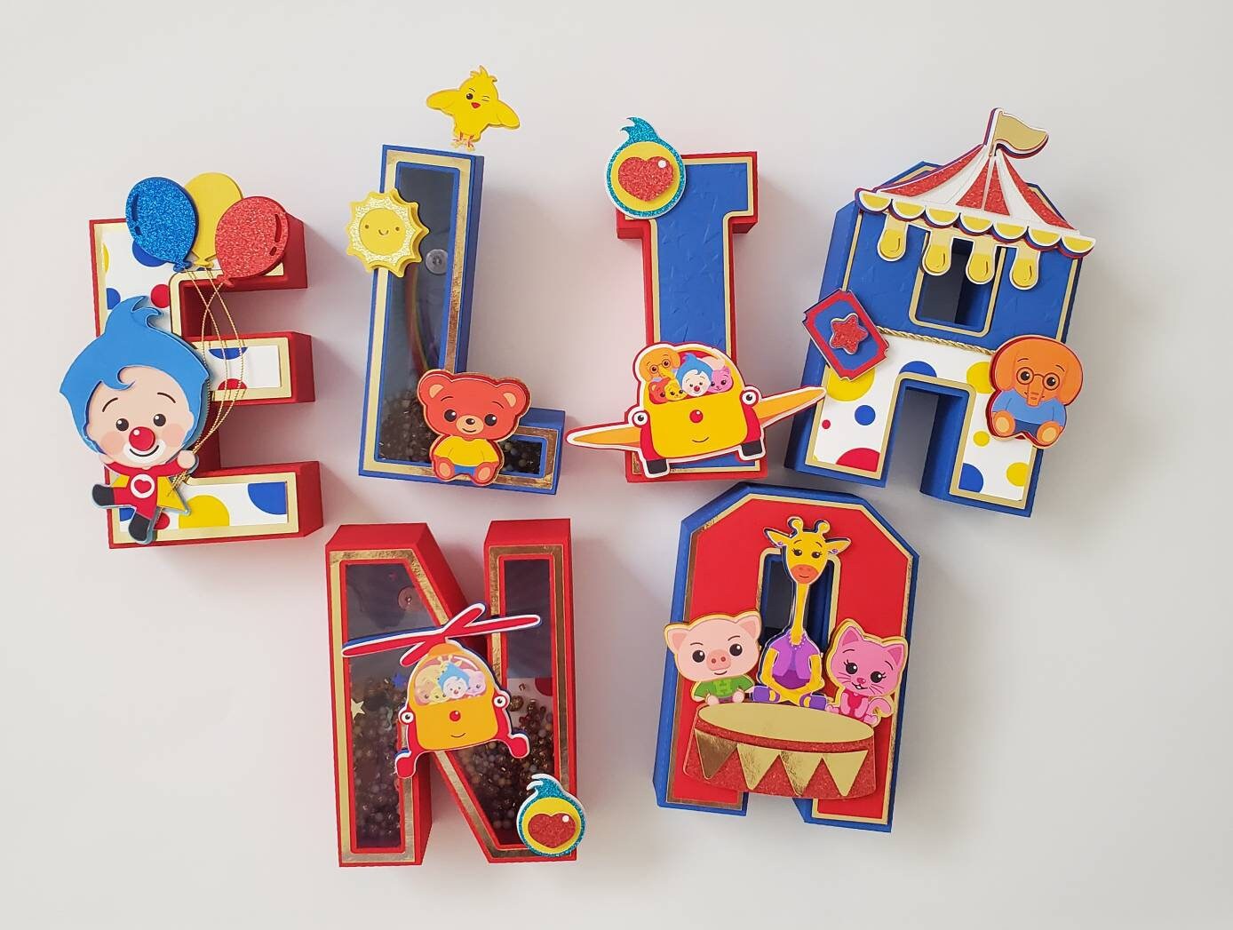 Plim Plim 3D Letters Plim Plim Party Decorations Plim Plim, 55% OFF