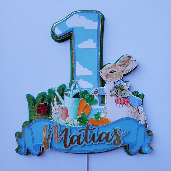 Peter Rabbit Cake Topper Peter Rabbit Decorations | Etsy