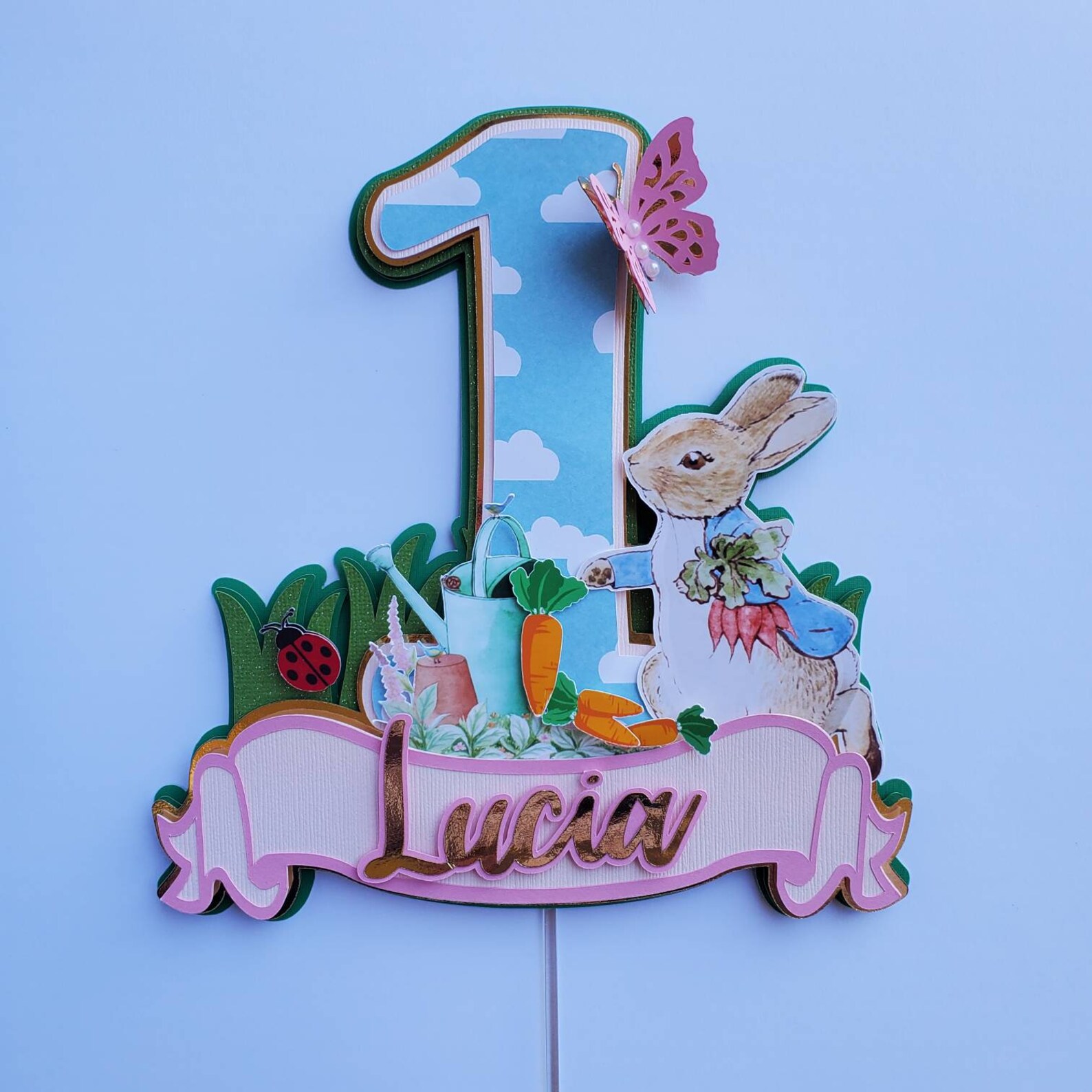 Peter Rabbit Cake Topper Peter Rabbit Decorations | Etsy